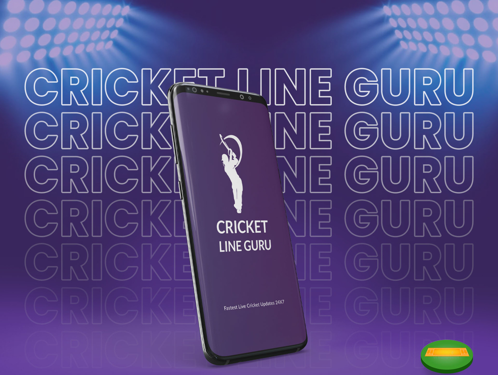 Cricket Line Guru by Monika Rani on Dribbble