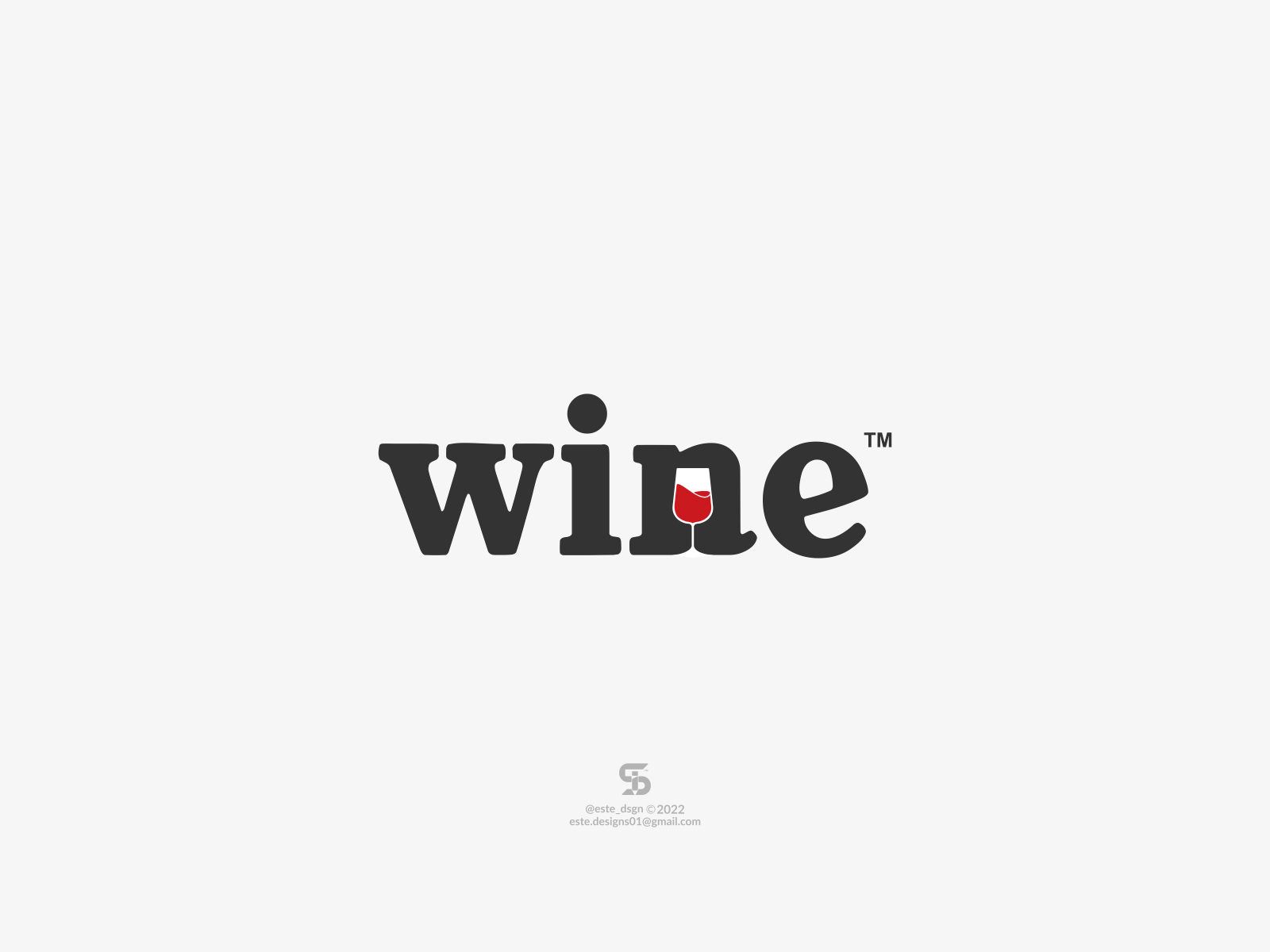 Wine Logo Idea! by estedesigns on Dribbble
