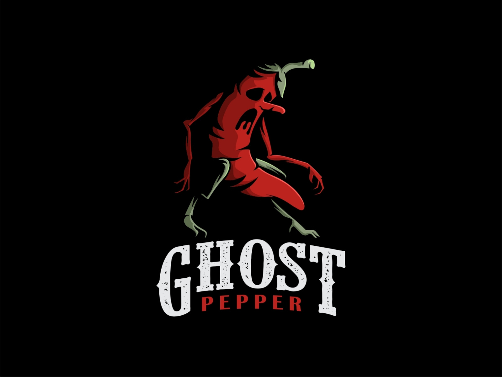 Ghost Pepper Logo by Tine Designs on Dribbble