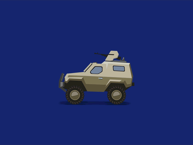 Military Vehicle by MEXXX on Dribbble