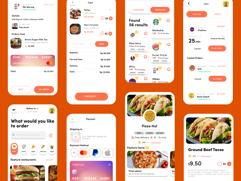 UI Food by (GWSN Team) by Mirzzz'ss on Dribbble