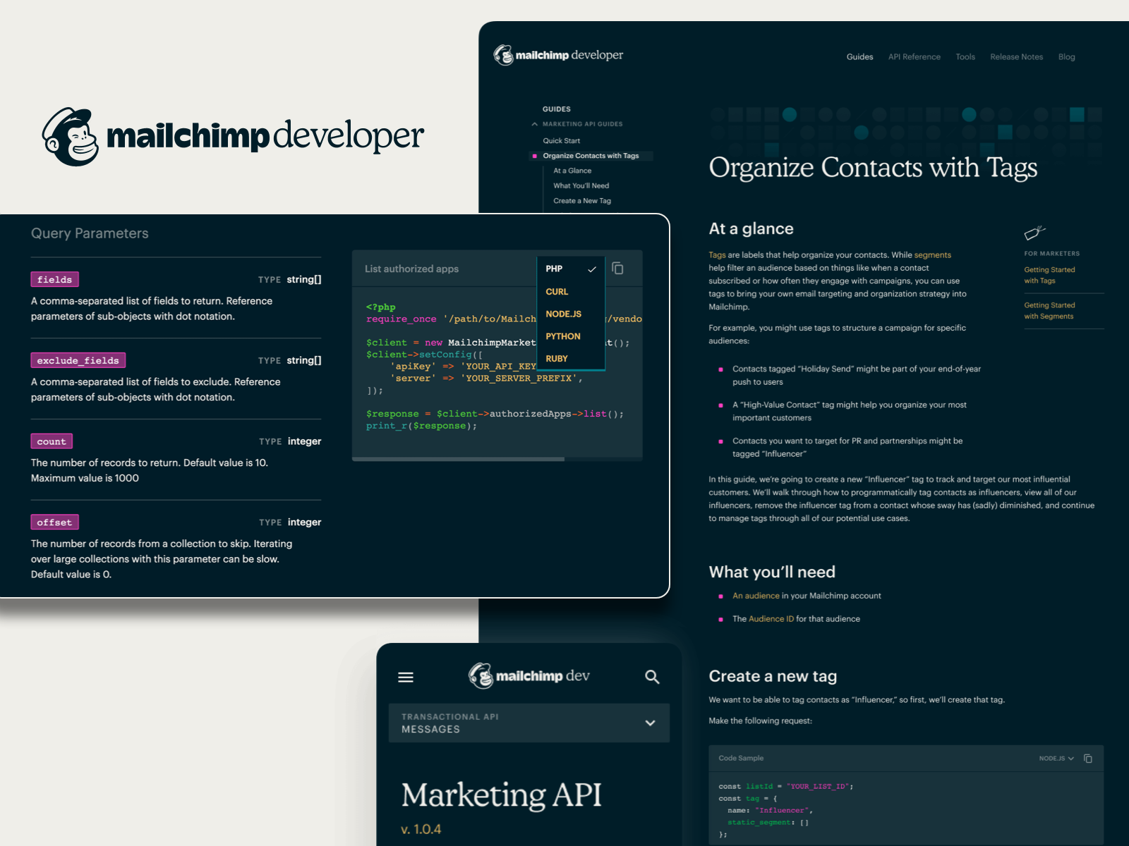 Mailchimp by Postlight on Dribbble