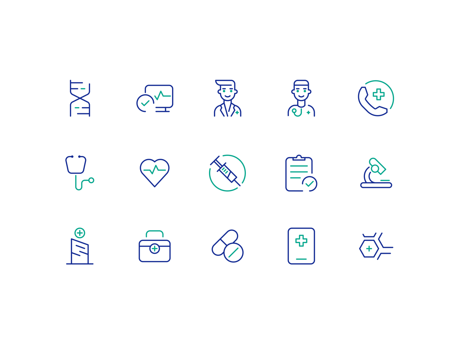 Medical pictograms by Dominik Pietruszka on Dribbble