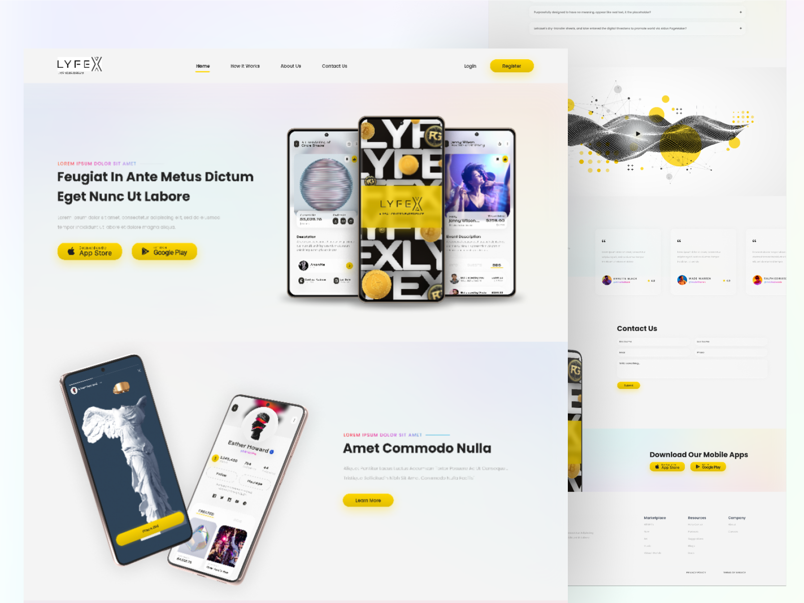 Lyfex - Homepage Design by UIUX STUDIO on Dribbble