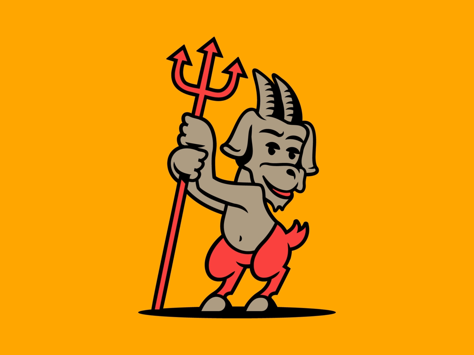 Goat and Pitchfork by Jessie Maisonneuve on Dribbble
