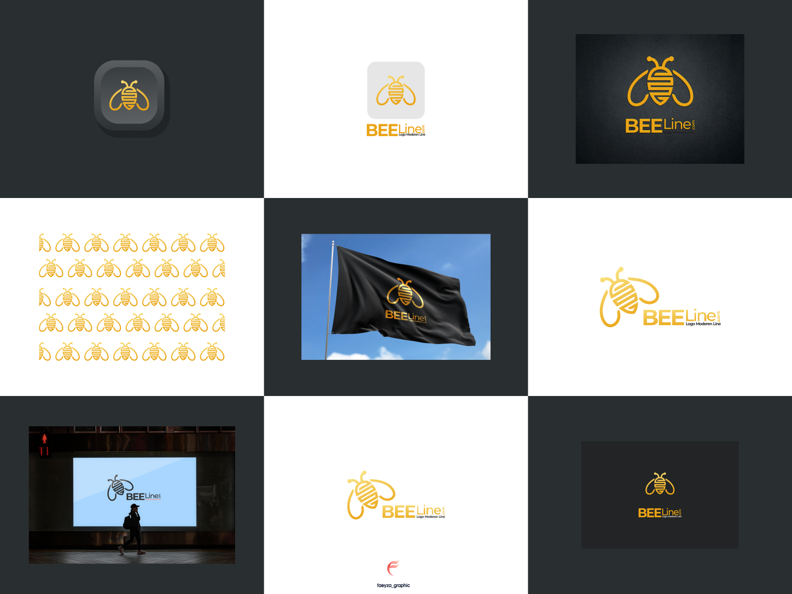 BeeLine Logo by faeyza graphic on Dribbble