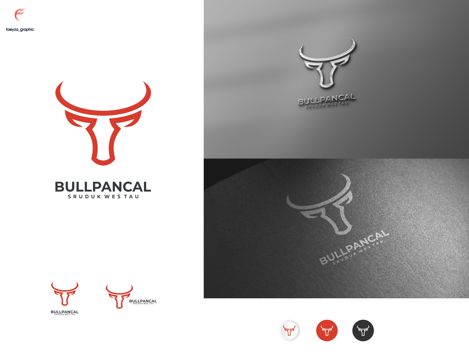buulpancal logo by faeyza graphic on Dribbble