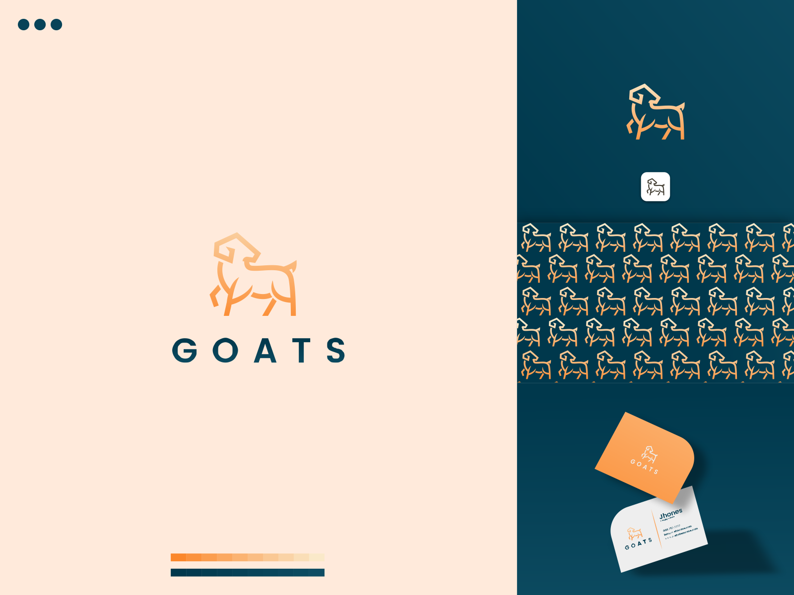 Goats Logo by faeyza graphic on Dribbble