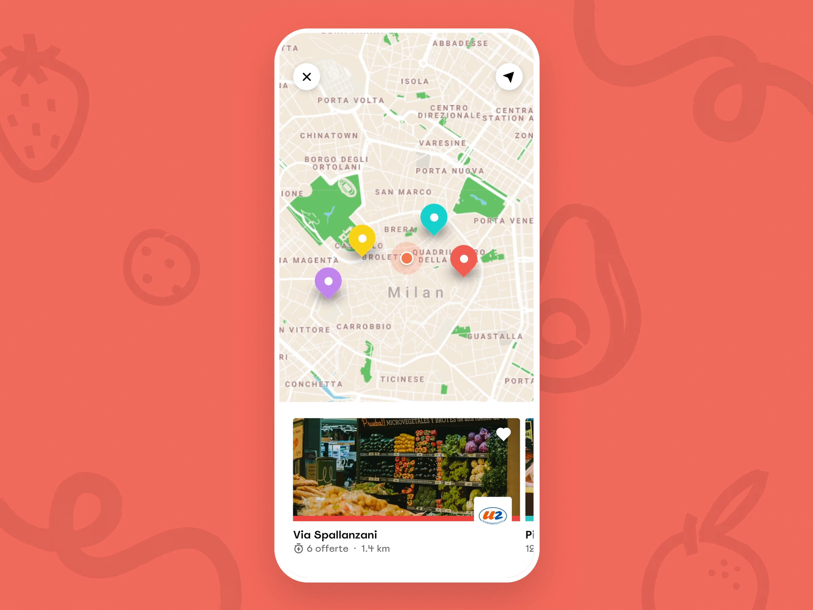 Map Prototype by Matteo Montolli for Moze on Dribbble
