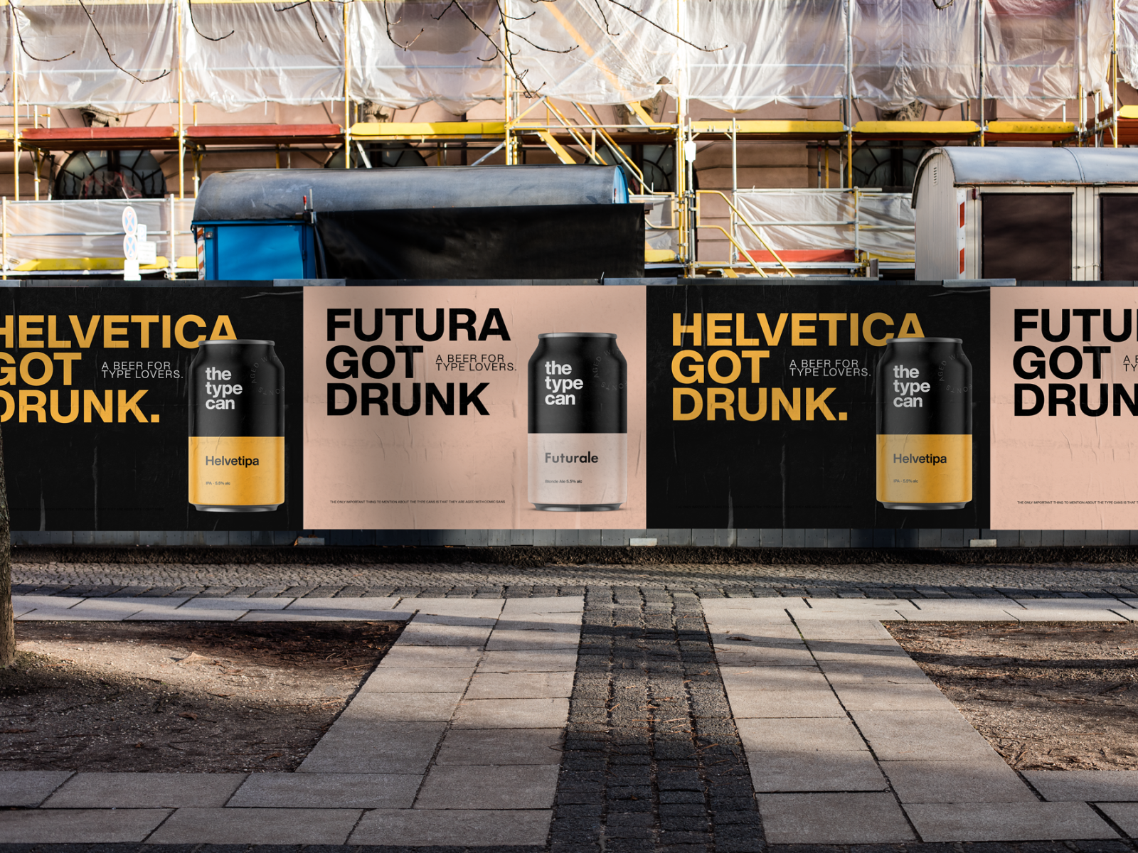 The Type Can - Beer Outdoor Ads. by Efi Kabak for Bodoville Branding ...