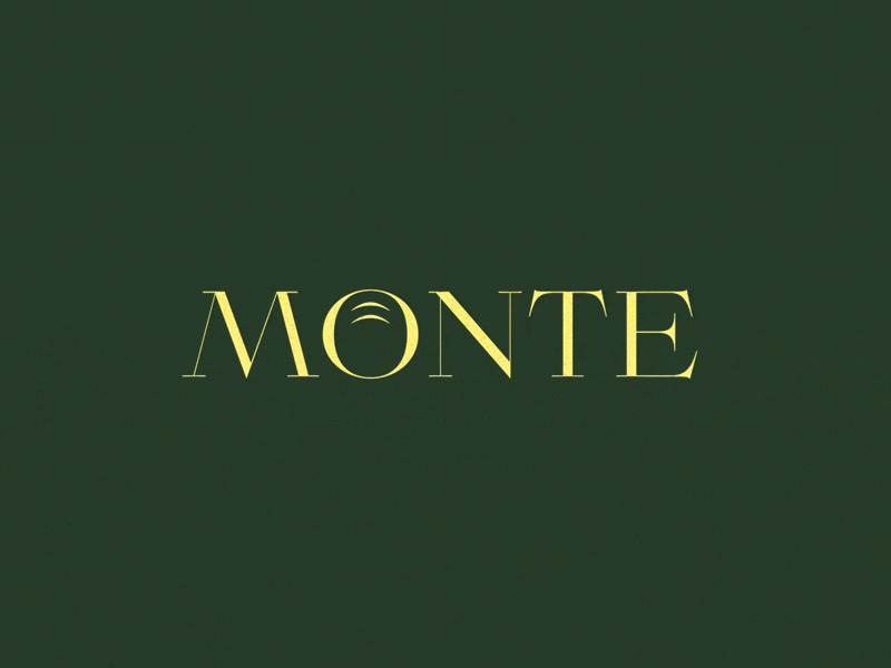 Monte Restaurant Branding / Logo Animation #7 by Efi Kabak on Dribbble