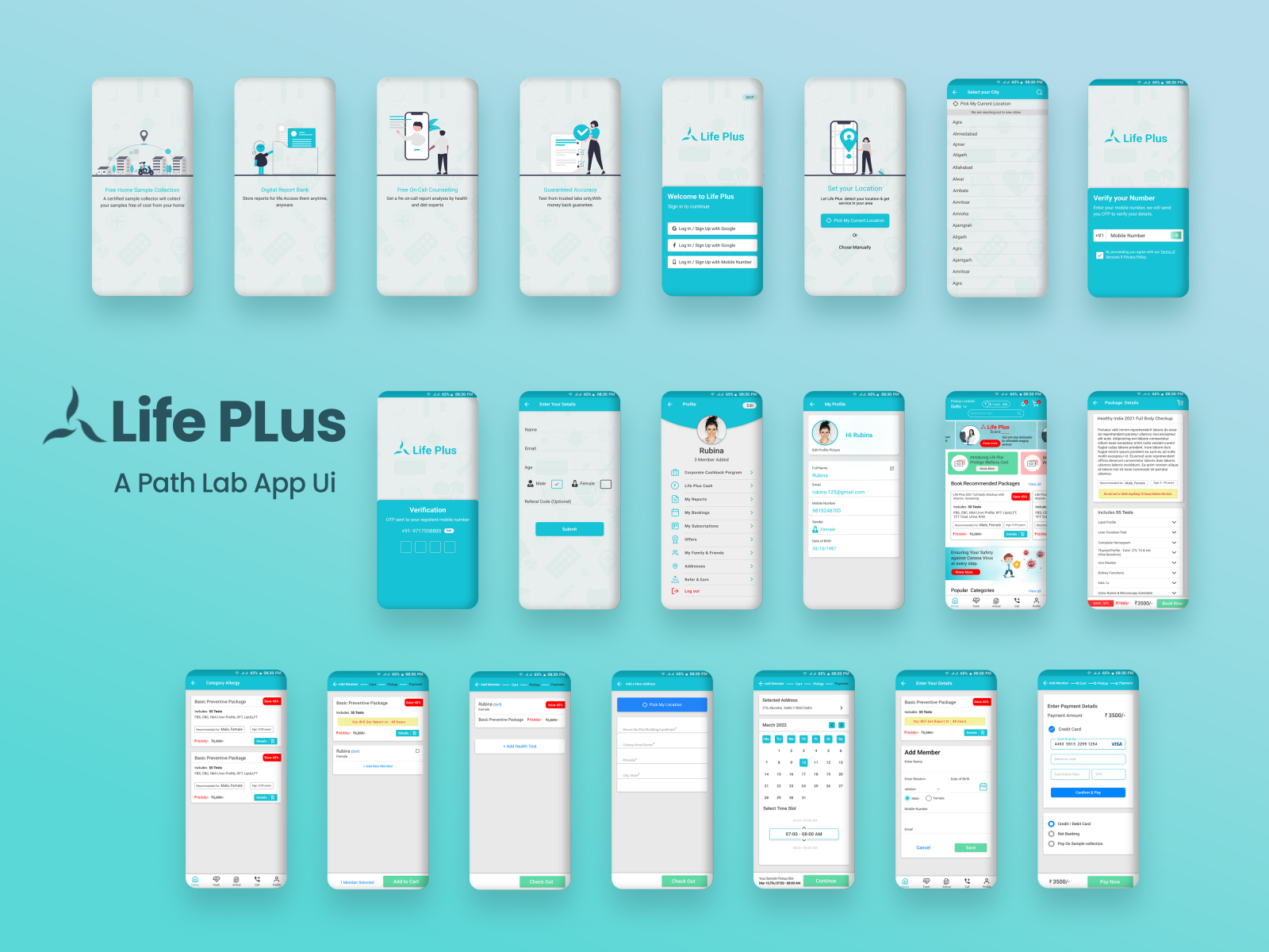 Dribbble - Life plus ui V.1.png by Lalit vats