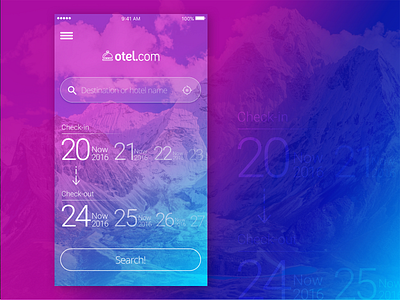Hotel Search App Concept Design by Adem AY on Dribbble