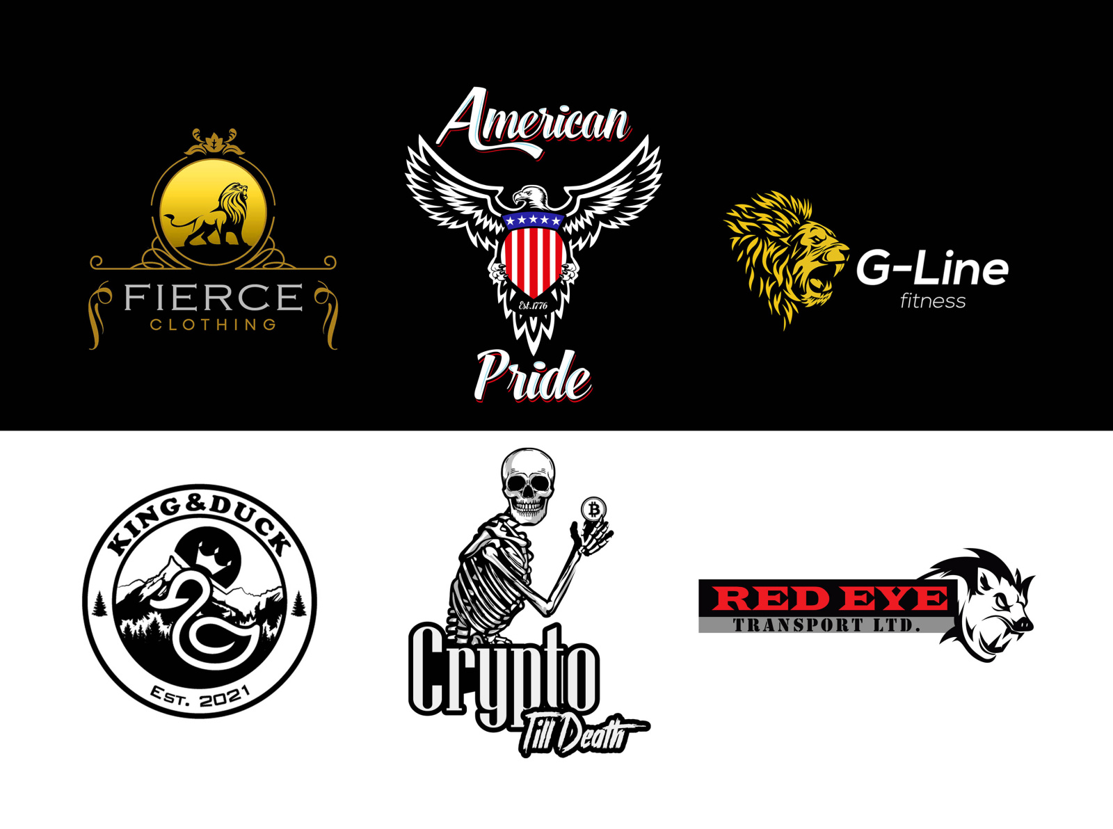 Silhouette Animal and skull logos for Clothing by YA_Digital Agency on ...