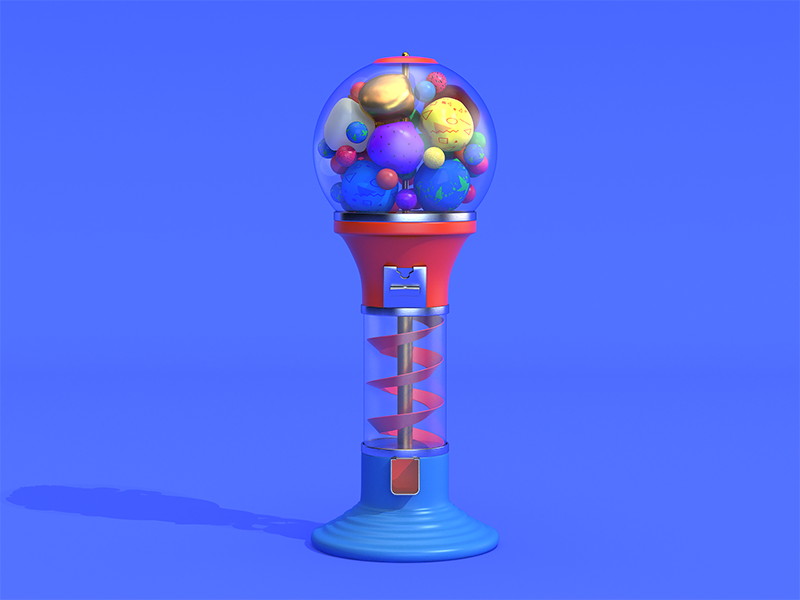 gumball machine by emmanuel on Dribbble
