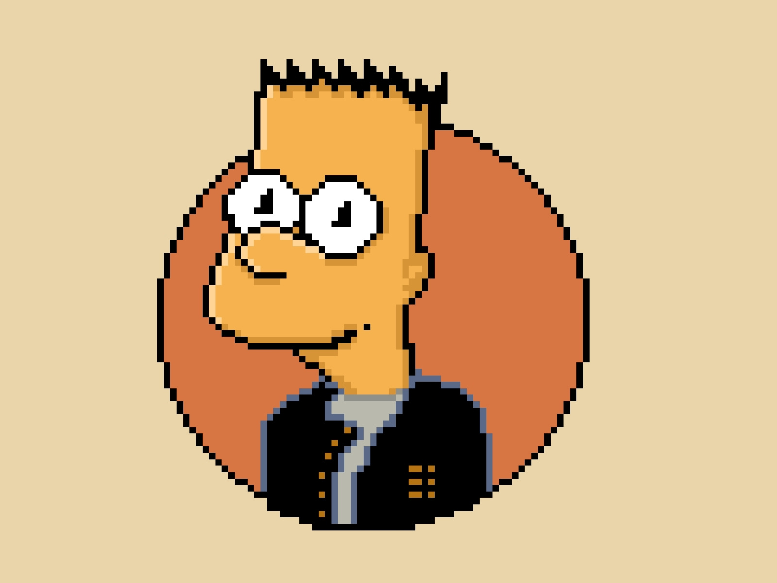 Simpson Pixel Art By Solaiman Badsha On Dribbble