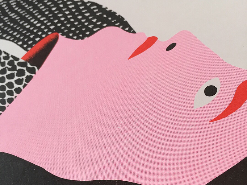 Riso Print Detail by Tyler Gross on Dribbble