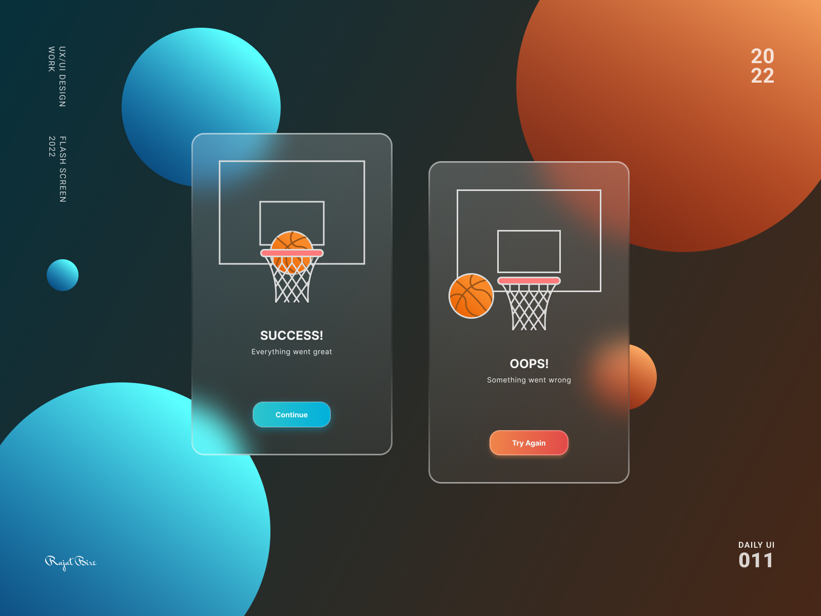 Daily UI 11 - Splash Screen UI by Rajat Bire on Dribbble