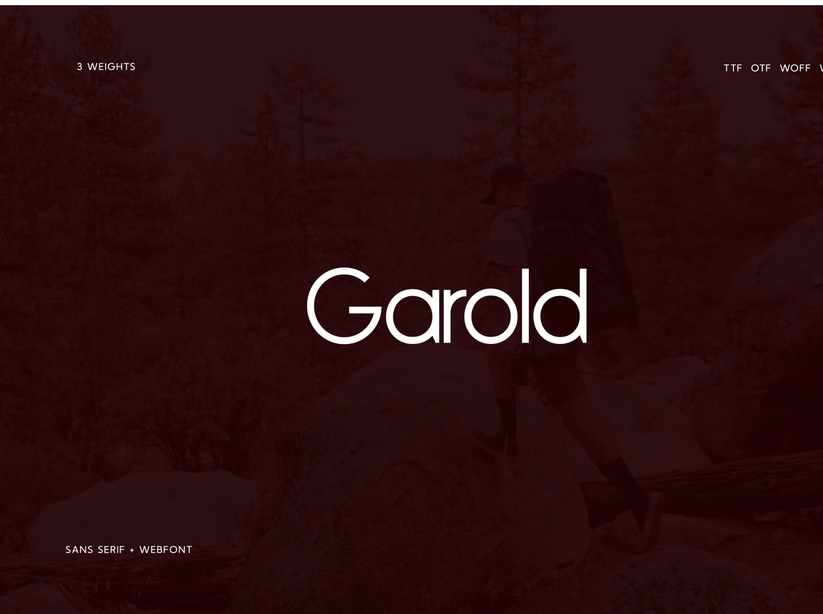 Garold Elegant Typeface by foxtype on Dribbble