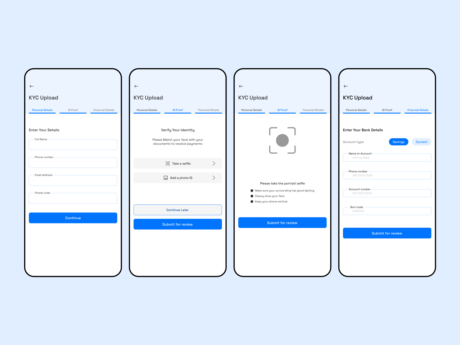 KYC Flow For New Users Of A Fintech product by Adesina Oluwasanmi on ...