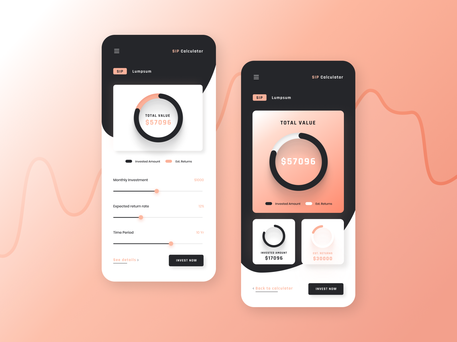 Daily UI 004: SIP Calculator by Mitul Sharma on Dribbble