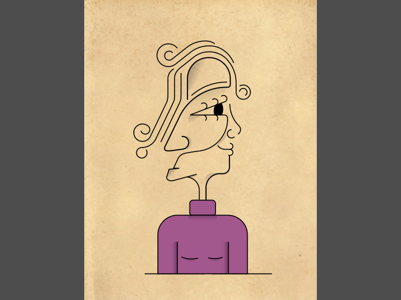 Duality Portraits by Taulant on Dribbble