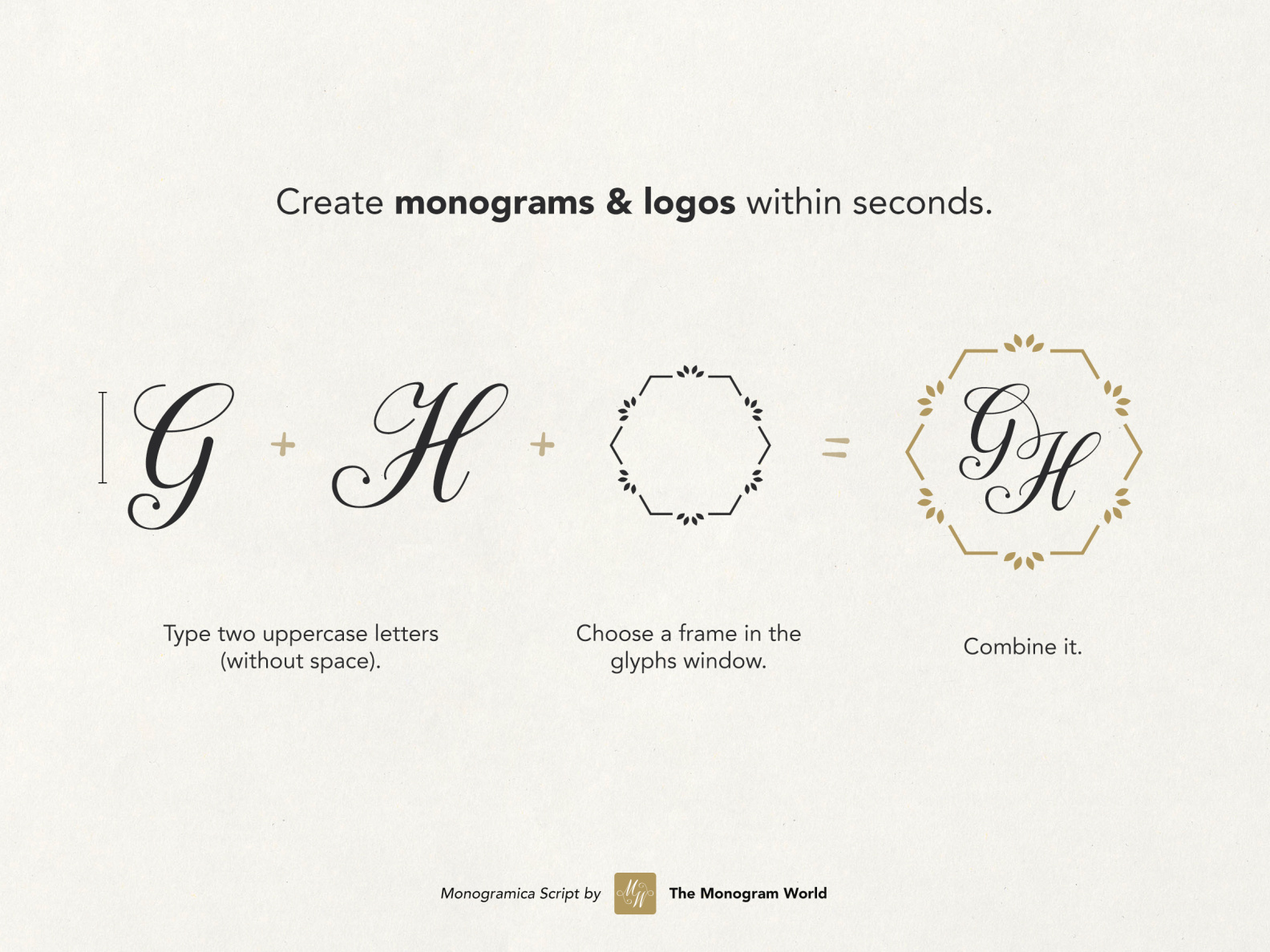 How to use Monogramica by Florian Grunt on Dribbble