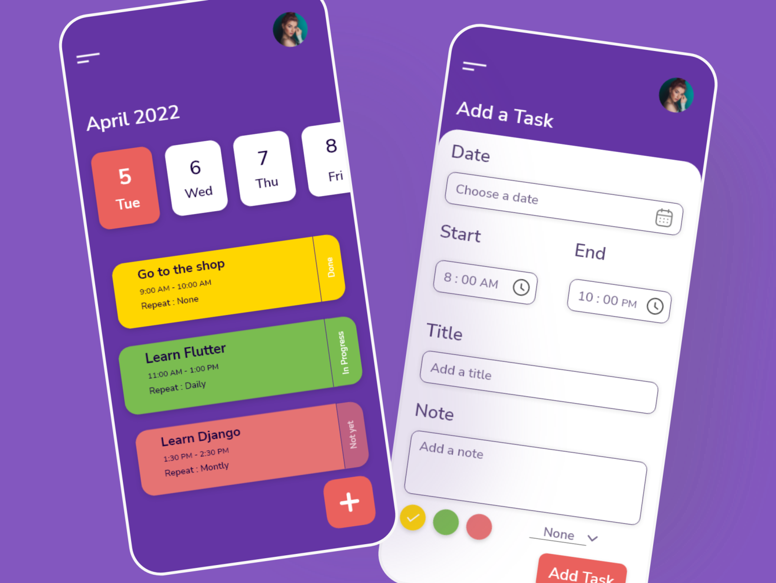 ToDo App Design by frank Ahmed on Dribbble