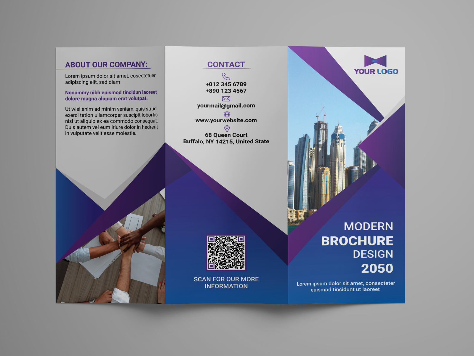 Business Tri-fold brochure design by Mirza Hasibul Hasibul on Dribbble