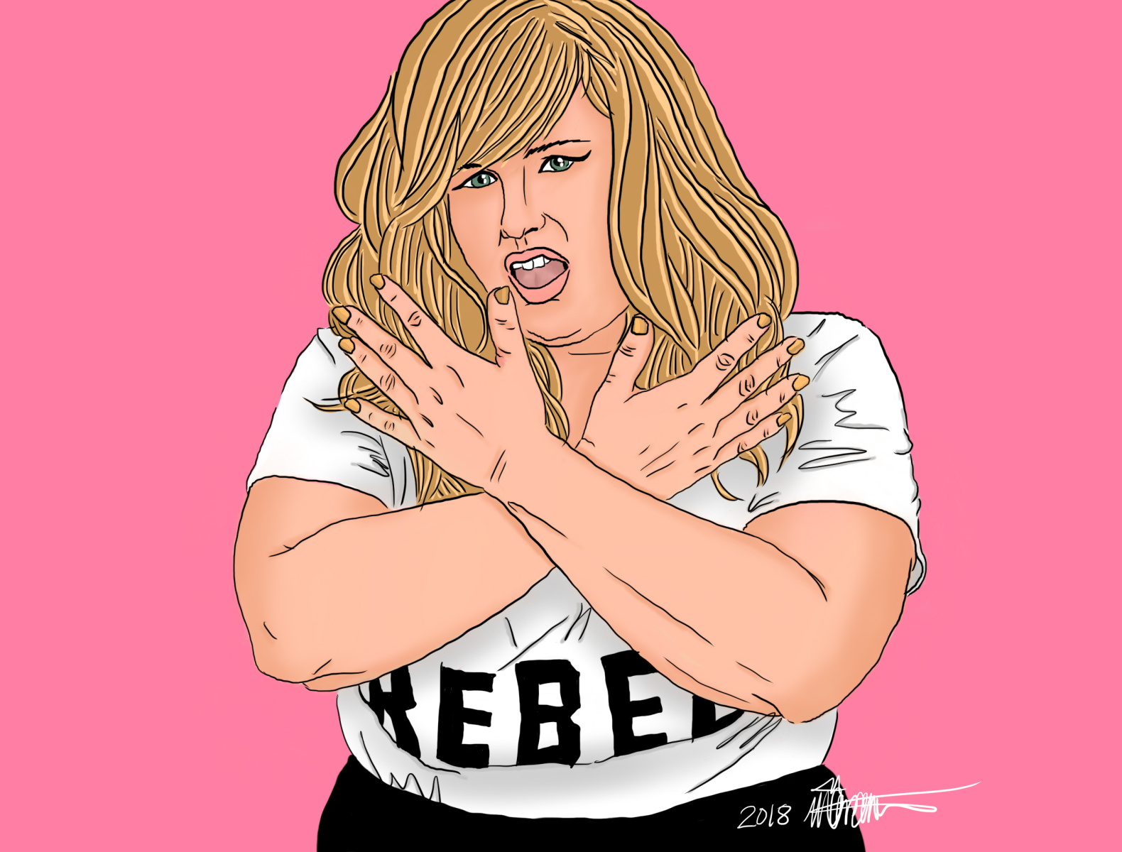 Rebel Wilson by Cristina Dianna on Dribbble