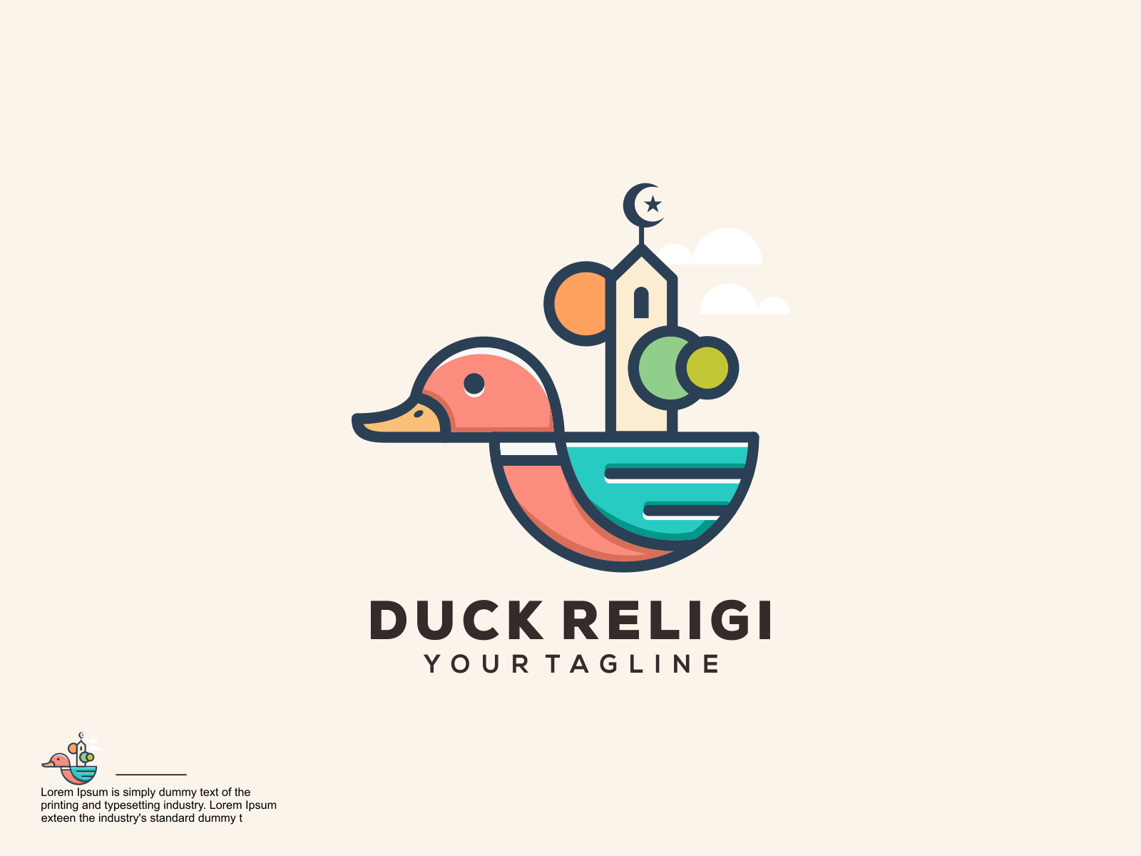 duck religi logo by dafa_ibnu16 on Dribbble
