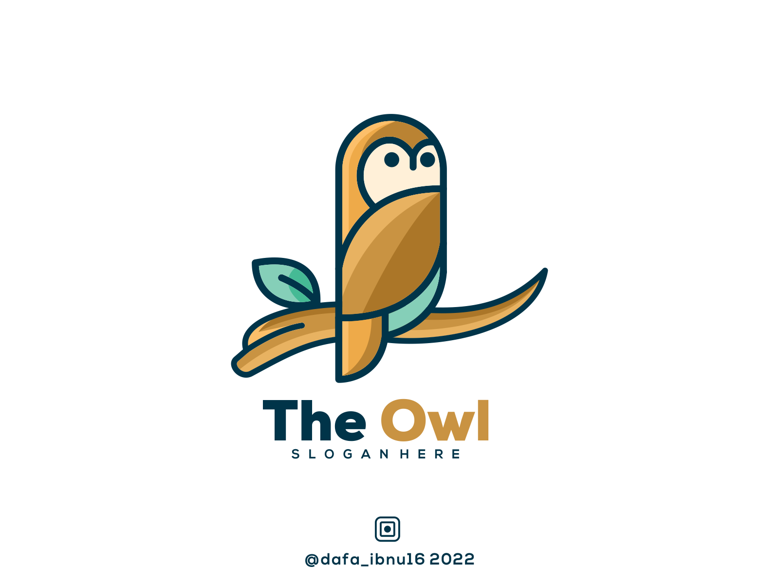 the owl logo by dafa_ibnu16 on Dribbble