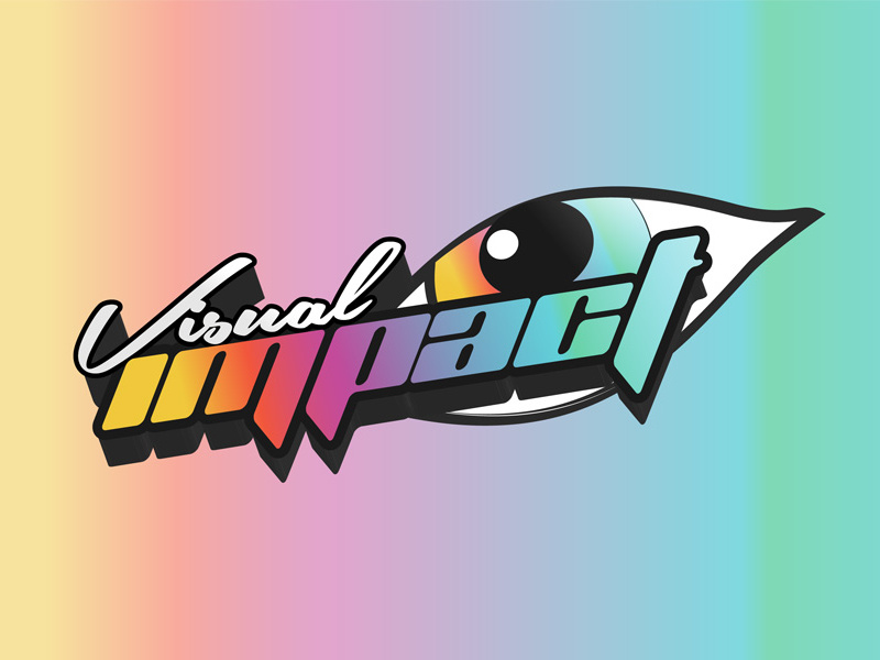 Visual Impact Logo by Corey Smiley on Dribbble