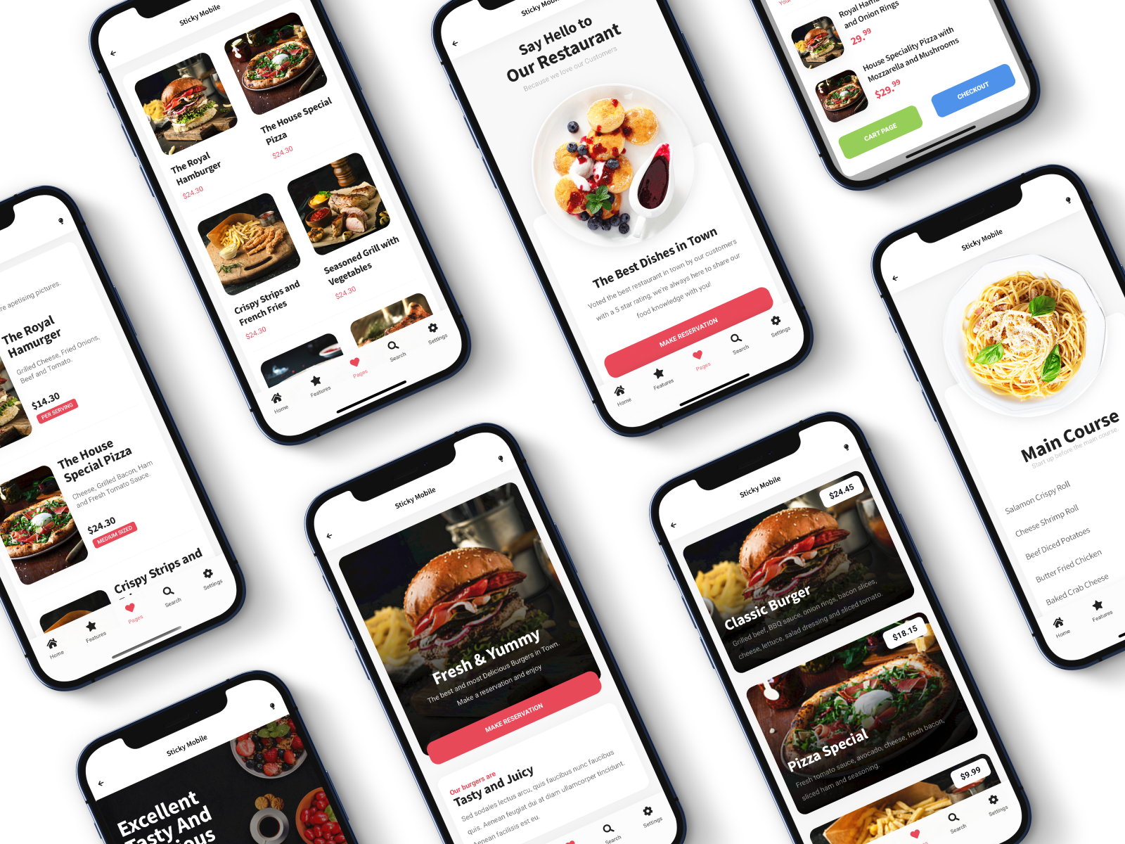 Sticky Mobile for Restaurant & Food! by Enabled on Dribbble