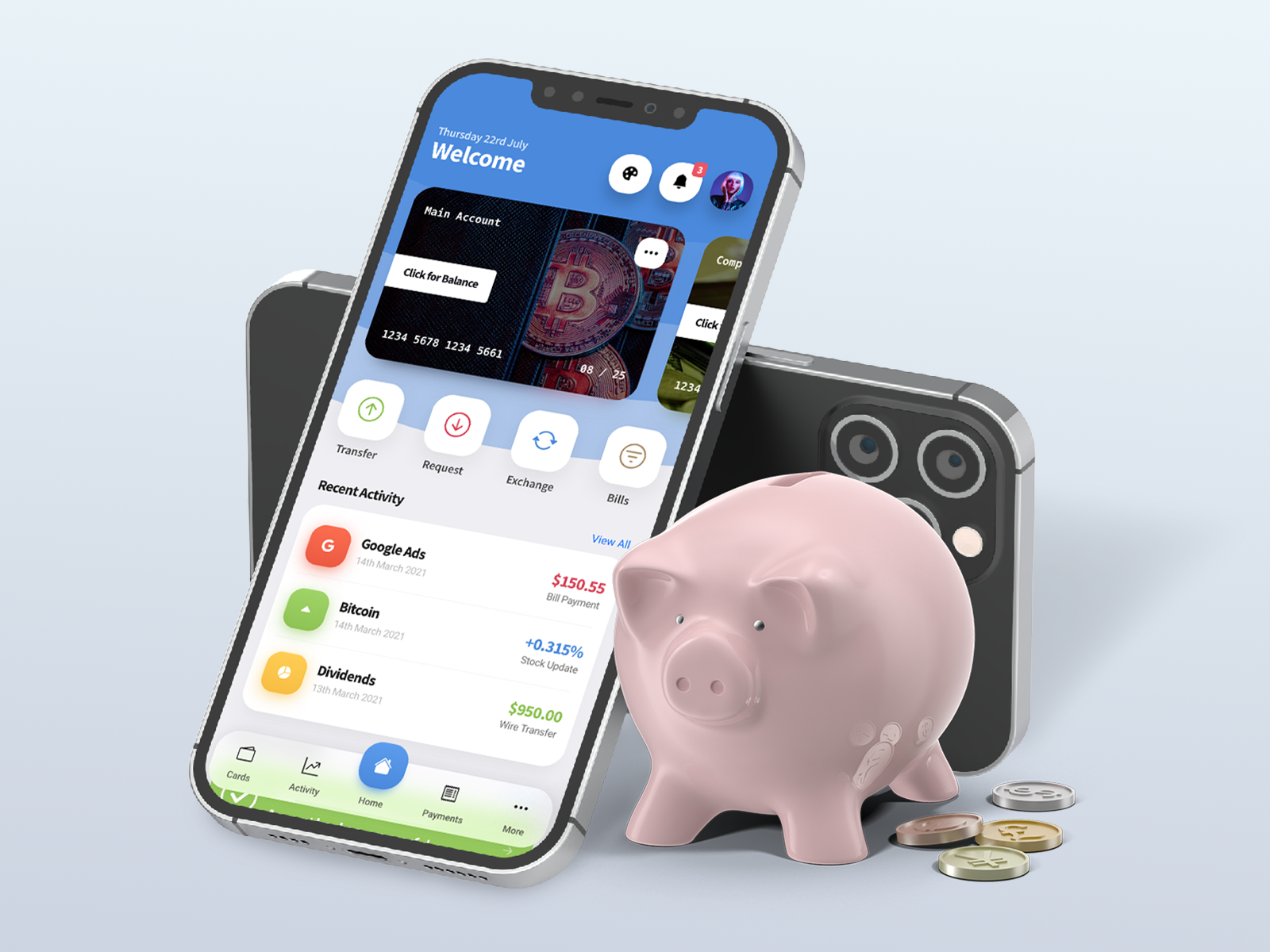 PayApp - Wallet, Banking & Finance PWA Mobile Template by Enabled on ...