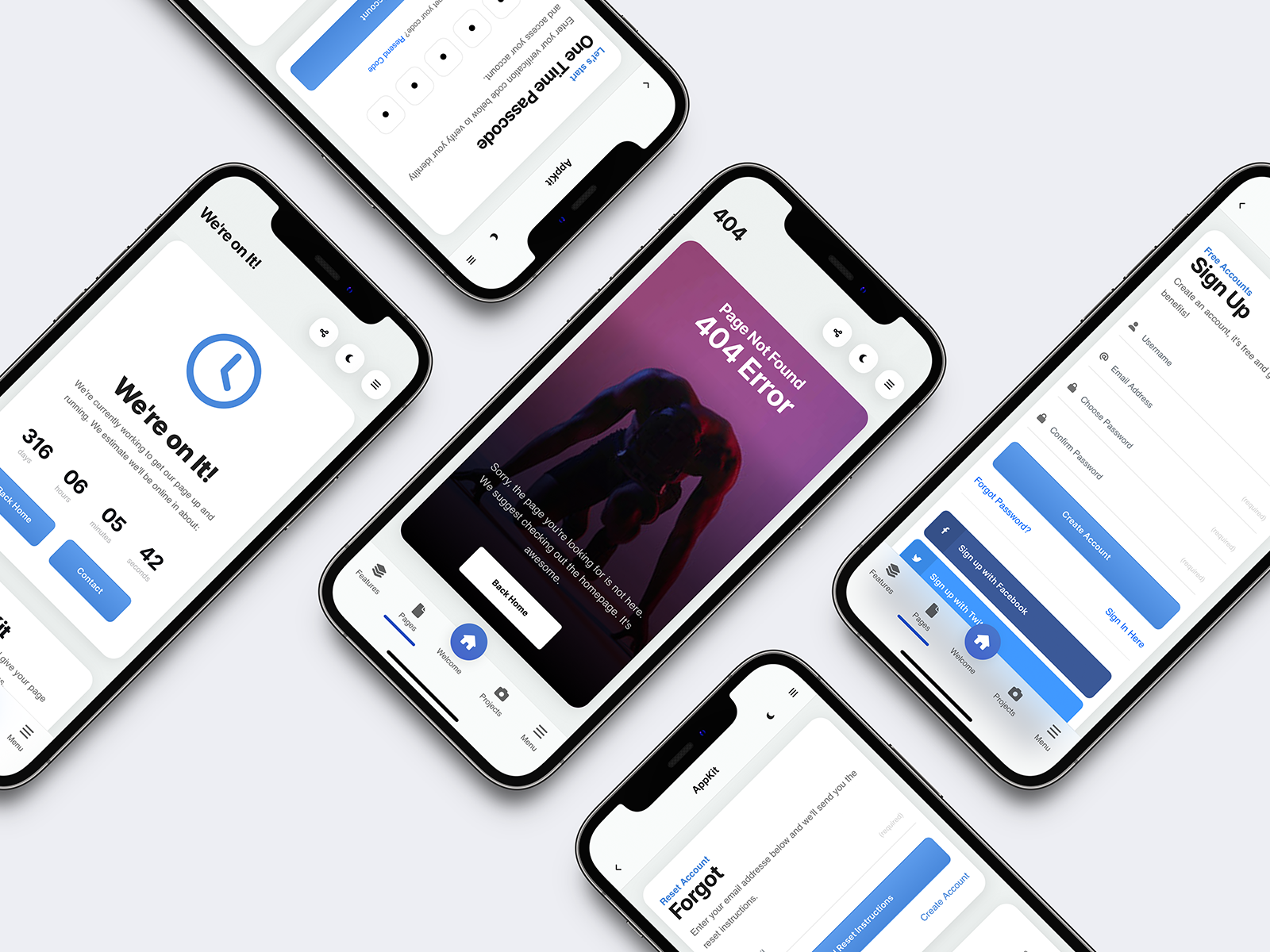 AppKit Mobile | System Pack - Multipurpose Mobile Kit & PWA by Enabled on Dribbble