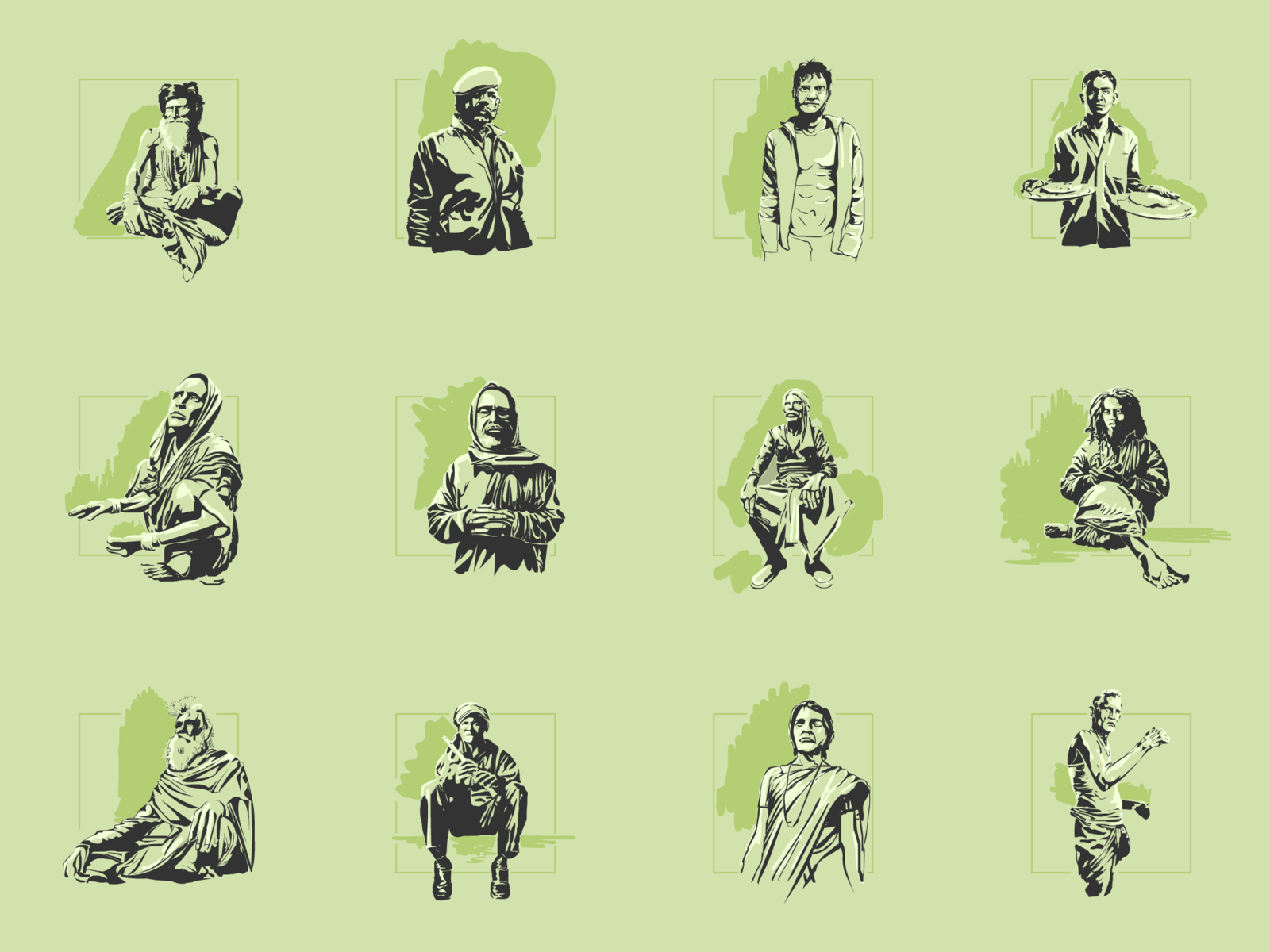 Character Doodles by Venkatesan Annasamy on Dribbble