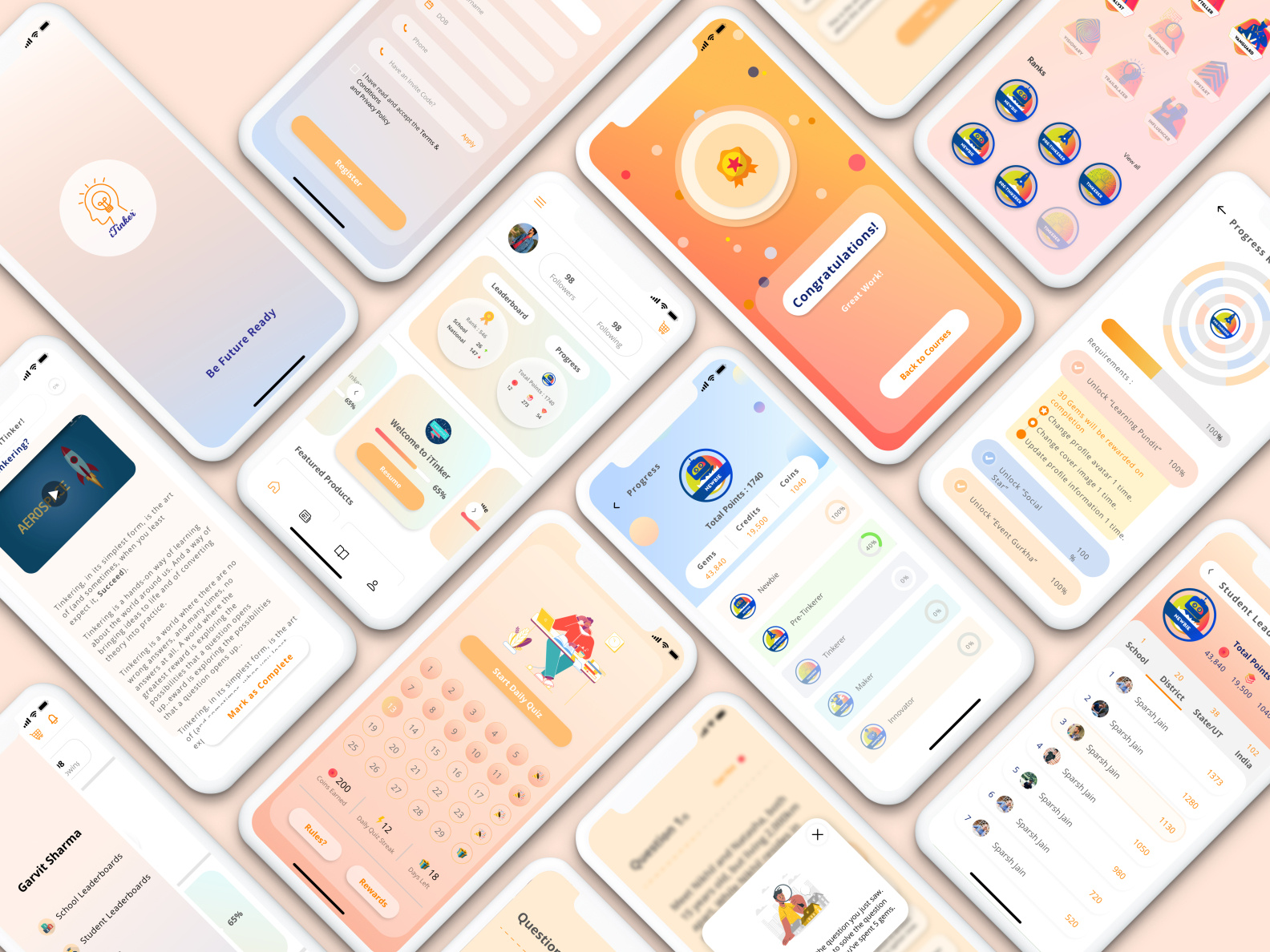 iTinker App UI/UX Design by iTinker on Dribbble