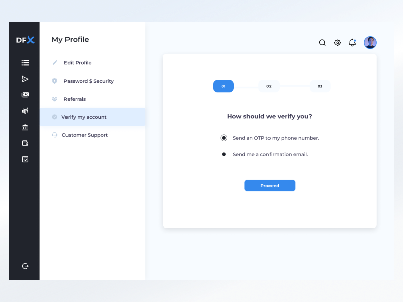 Profile Verification by Rex Creatives on Dribbble