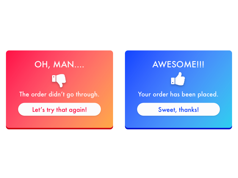 #011: Flash Message ( Error / Success ) by Jordie Saenz on Dribbble #011: Flash Message ( Error / Success ) by Jordie Saenz on Dribbble