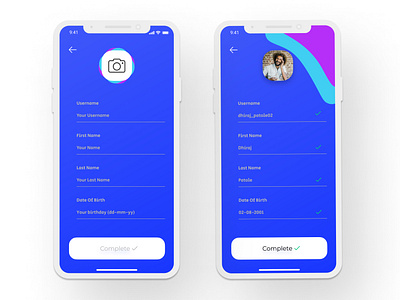 Payment App - Create a Profile Screen by Dhiraj Patole on Dribbble