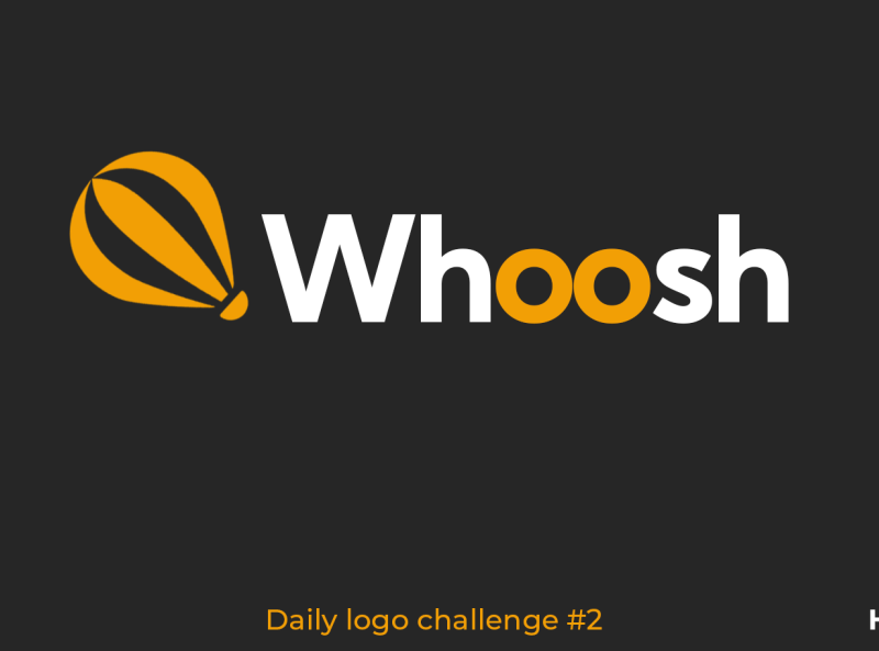 Whoosh logo by Eagle_Dzn on Dribbble