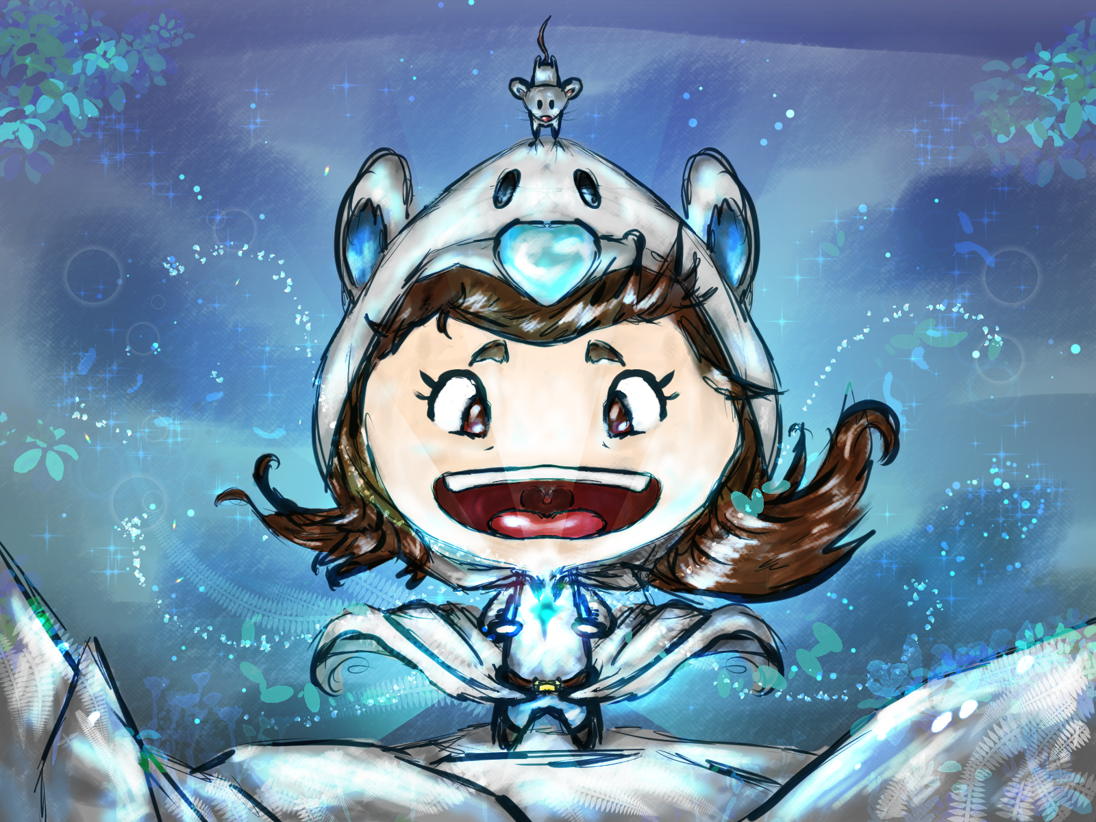 Snow girl by abdelmalek Ennaciry on Dribbble
