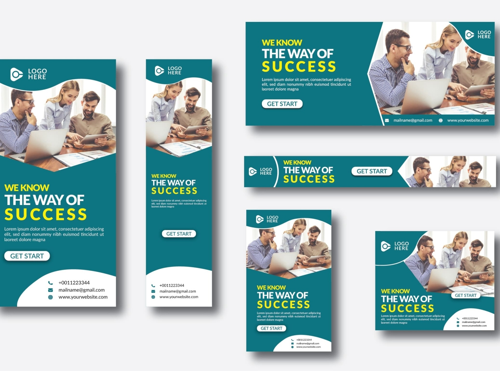 Web Banner Ads Design by Design Wave on Dribbble