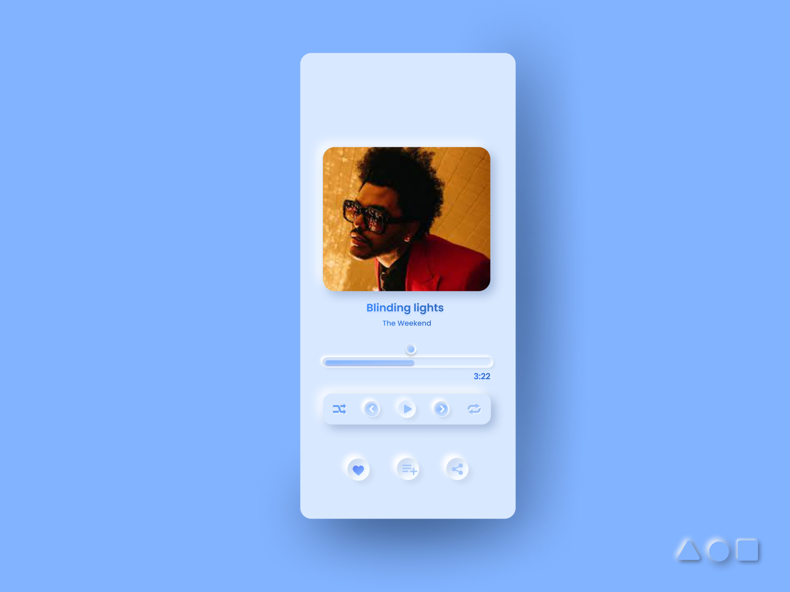 Music player screen UI design by ANOOP on Dribbble