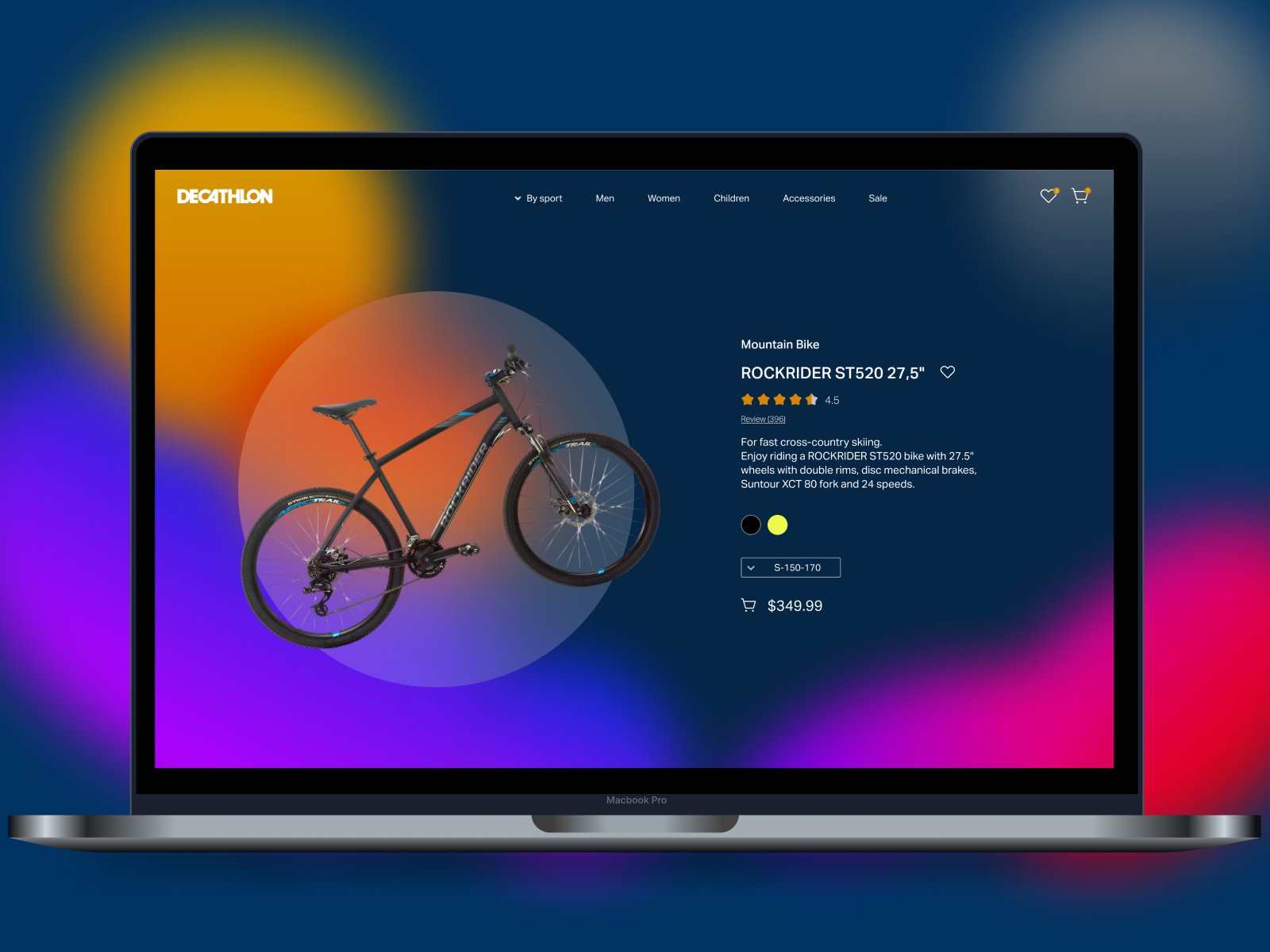 Decathlon - product page redesign by Alex Arbuzov on Dribbble