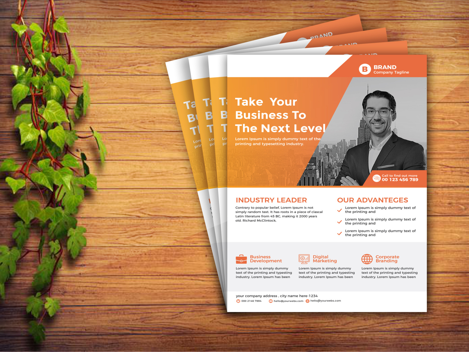 Corporate Flyer Template Design by Ismail hossin on Dribbble