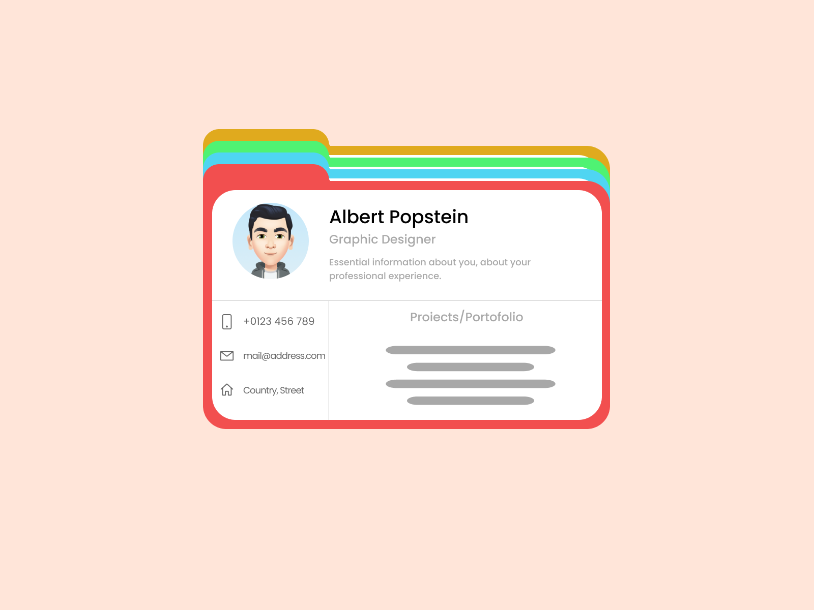 DailyUI Challenge:Day45 - Info Card by ArnoldV on Dribbble