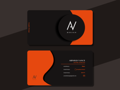 Business Card by ArnoldV on Dribbble