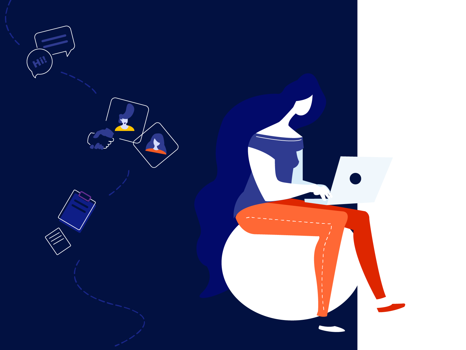 Work at ease! by Designer@work on Dribbble